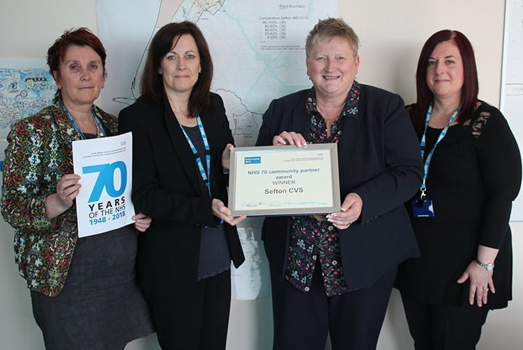 Sefton CVS recognised for contribution to the NHS - Good News Liverpool