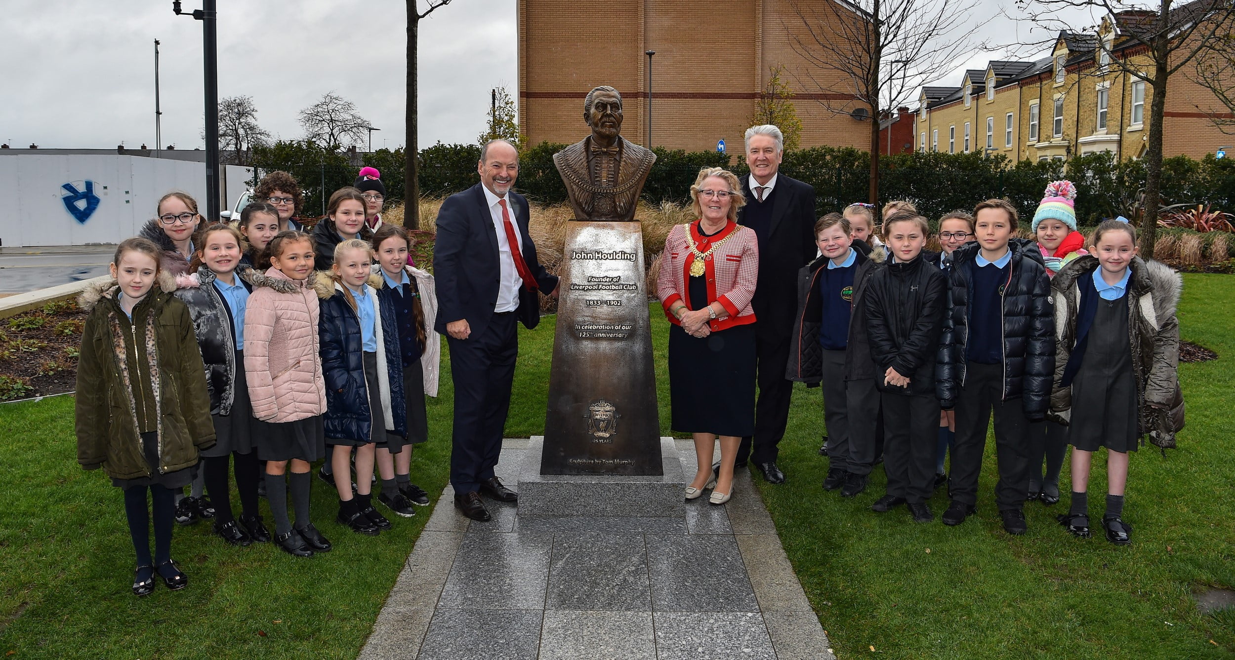 Lord Mayor and Club CEO unveil Houlding at Anfield - Good News Liverpool